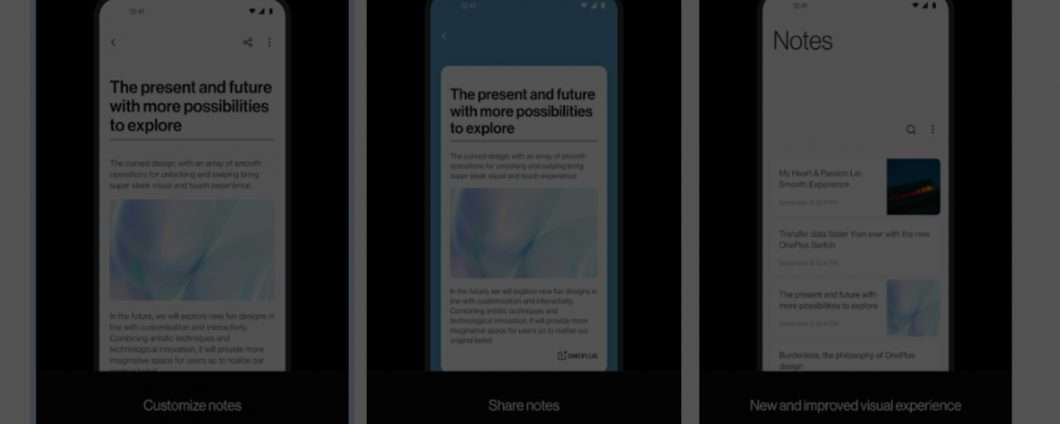 OnePlus: l’app Notes sbarca sul Google Play Store