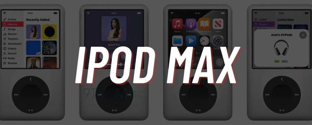 iPod Max con Apple Music Lossless: il CONCEPT (FOTO)