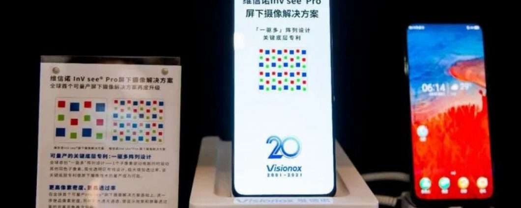 Visionox: ecco la NUOVA selfiecam under display