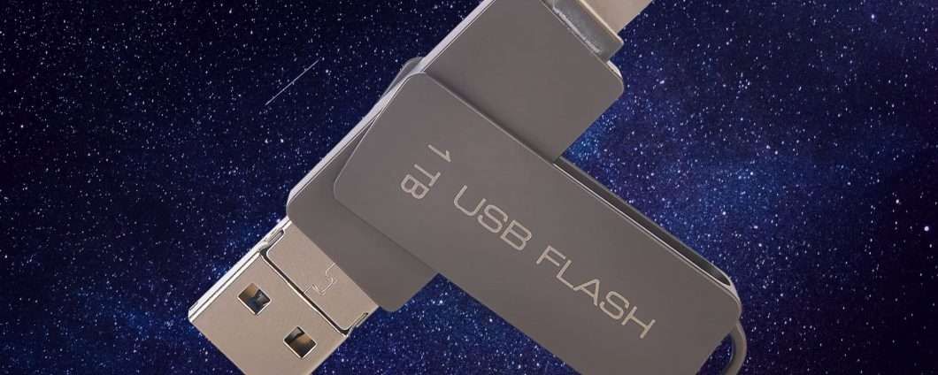 Chiavetta USB 1TB smartphone e PC a 11€: quasi GRATIS su Amazon