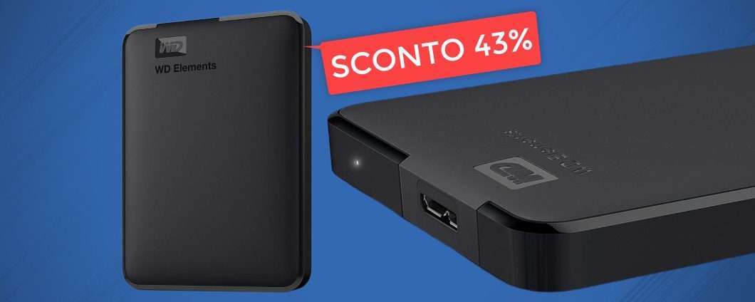 Hard disk esterno 2TB: esiste forse di meglio ad appena 67 euro? Hard disk esterno 2TB: esiste forse di meglio ad appena 67 euro?