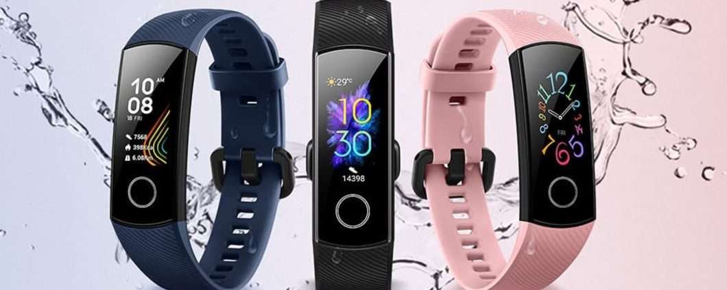 HONOR Band 5: IP68, tracking preciso e display AMOLED (-32% Amazon)