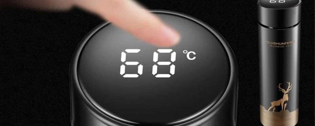Termos SMART con display a 14€: la temperatura è sempre giusta (-50%)