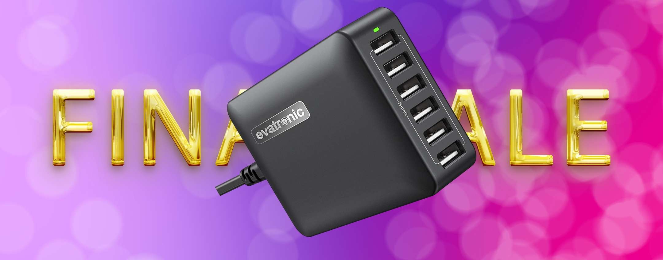 Caricatore multiplo 6 in 1, 60W di pura potenza (coupon)