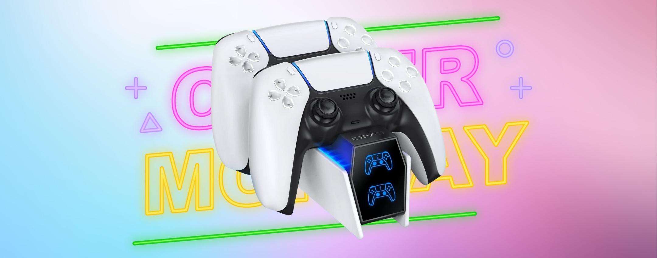 DualSense sempre PRONTI con la base di ricarica 2 in 1 (-30%)