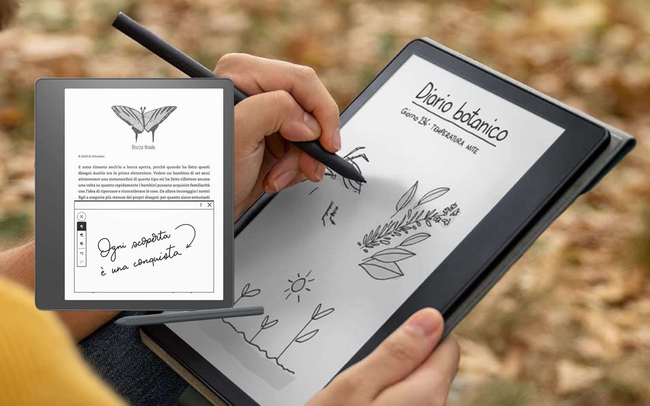 Kindle Scribe arriva su Amazon ed è MERAVIGLIOSO: leggi, scrivi e crei