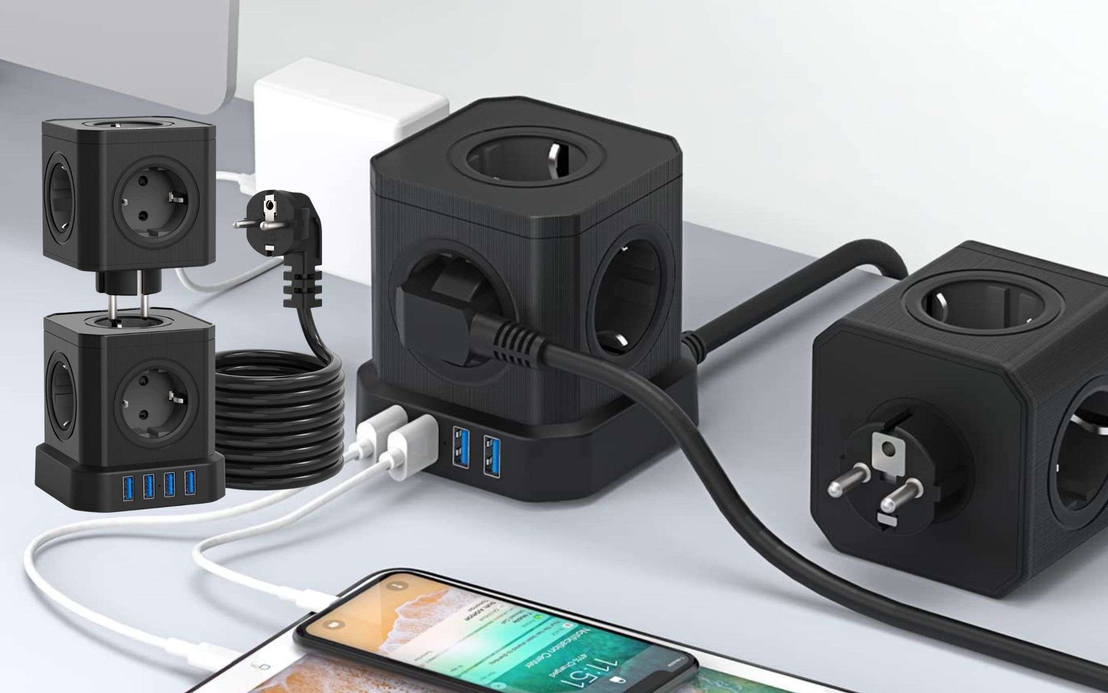 Multipresa a torre 14 in 1 a prezzo ridicolo su Amazon: FOLLIA (29€)