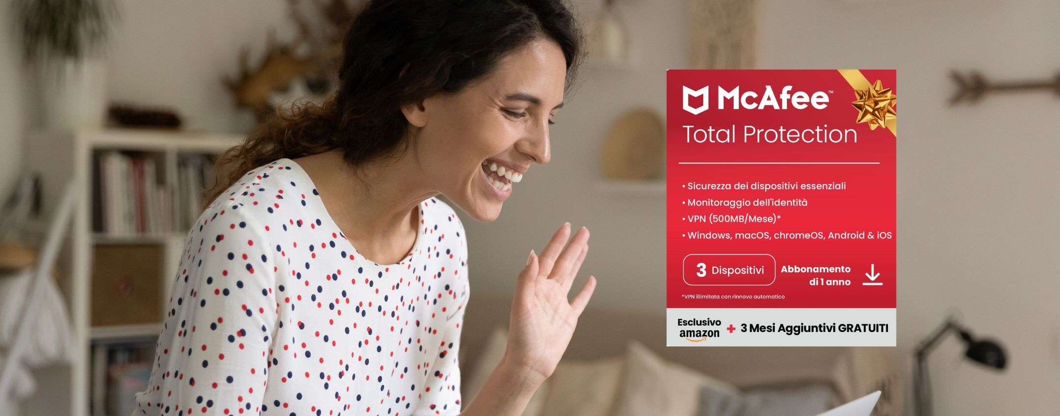 McAfee Total Protection 2023: esclusiva Amazon in offerta shock, solo ...