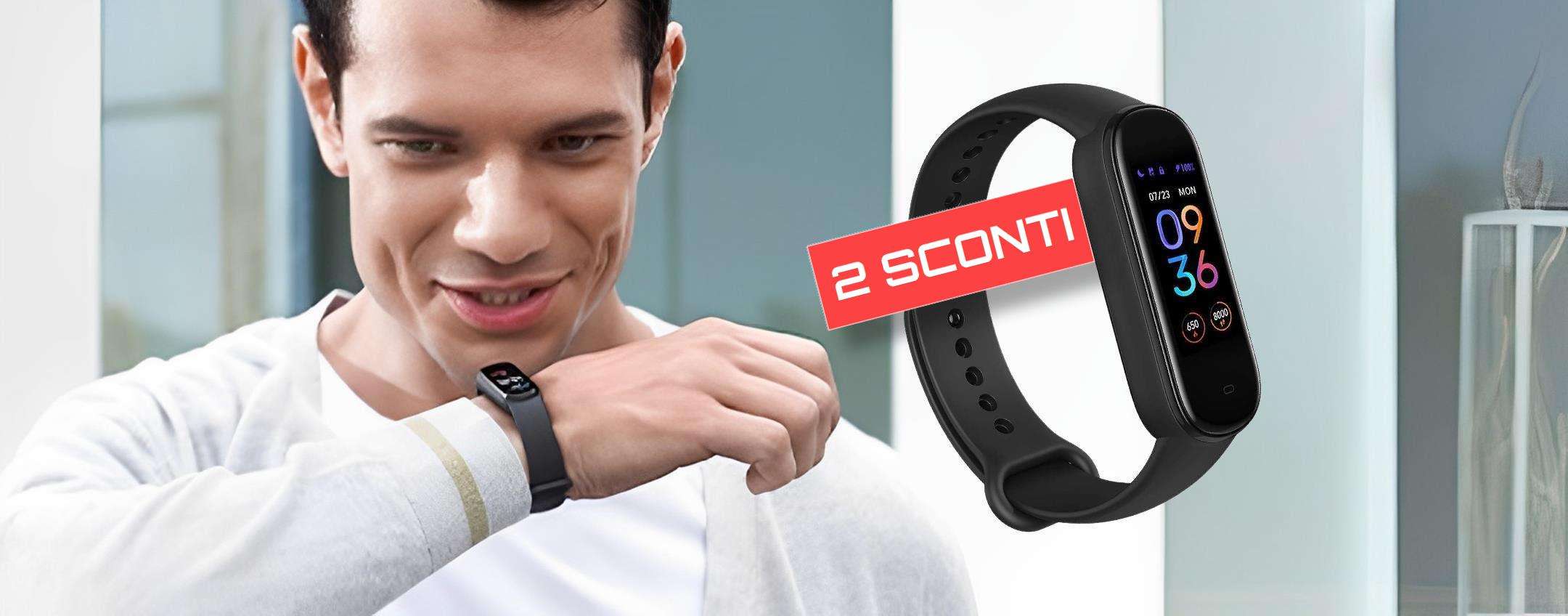 Amazfit Band 5 per monitorare h24 il tuo benessere: solo 25€