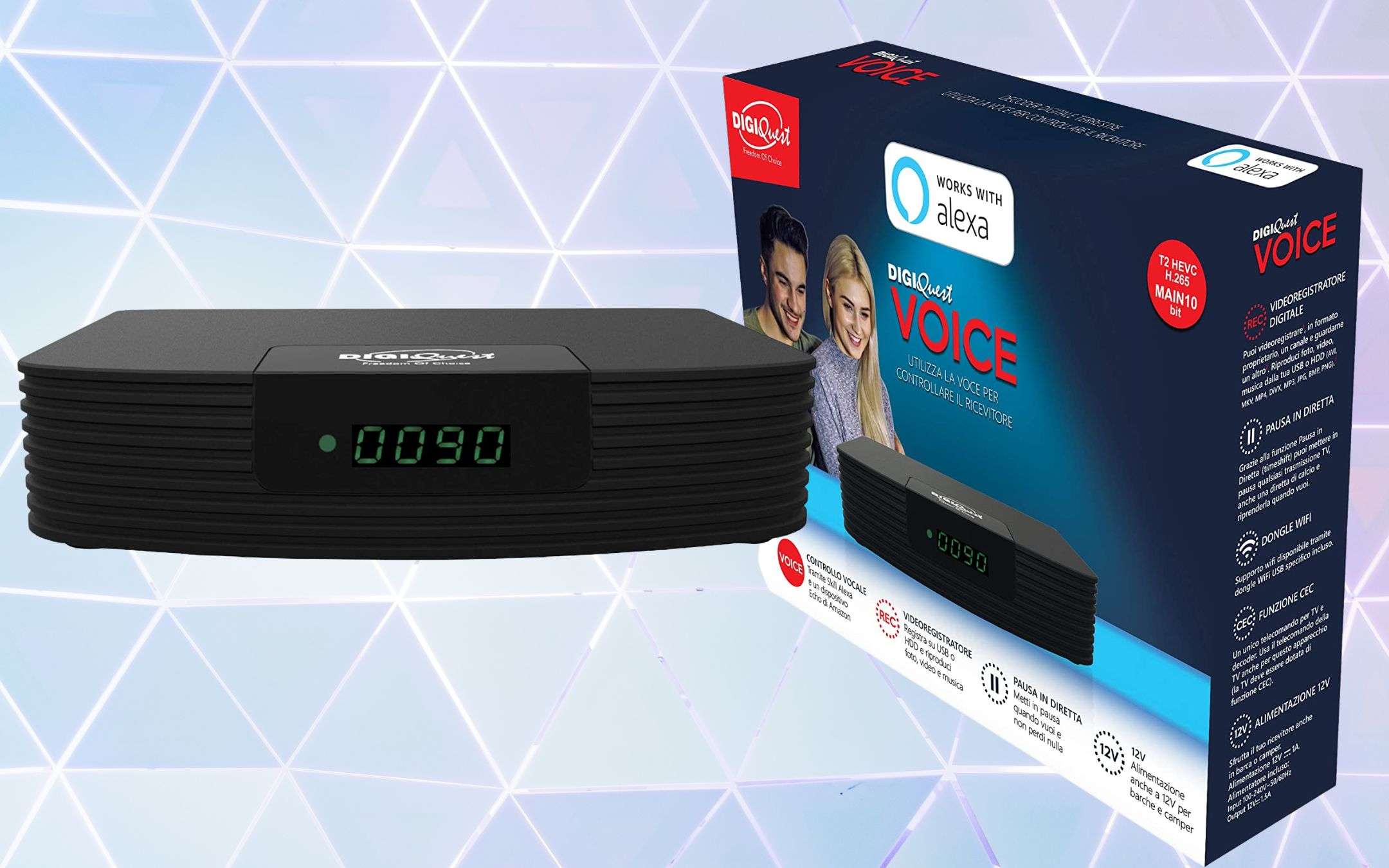 Digitale terrestre: il decoder smart con Alexa è SPETTACOLARE (34€)