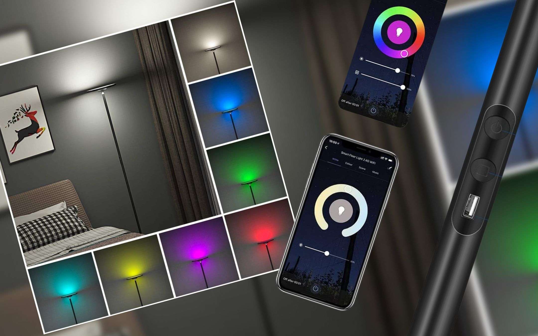 Piantana SMART multicolore: meraviglia premium a prezzo assurdo (Amazon)