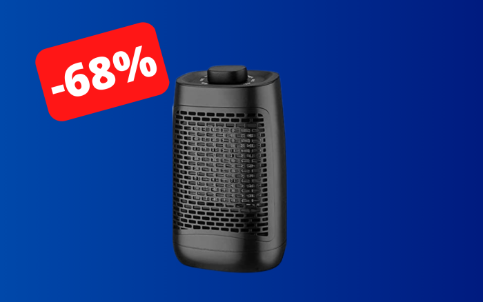 Stufetta elettrica in SUPER OFFERTA: -67%, praticamente regalata