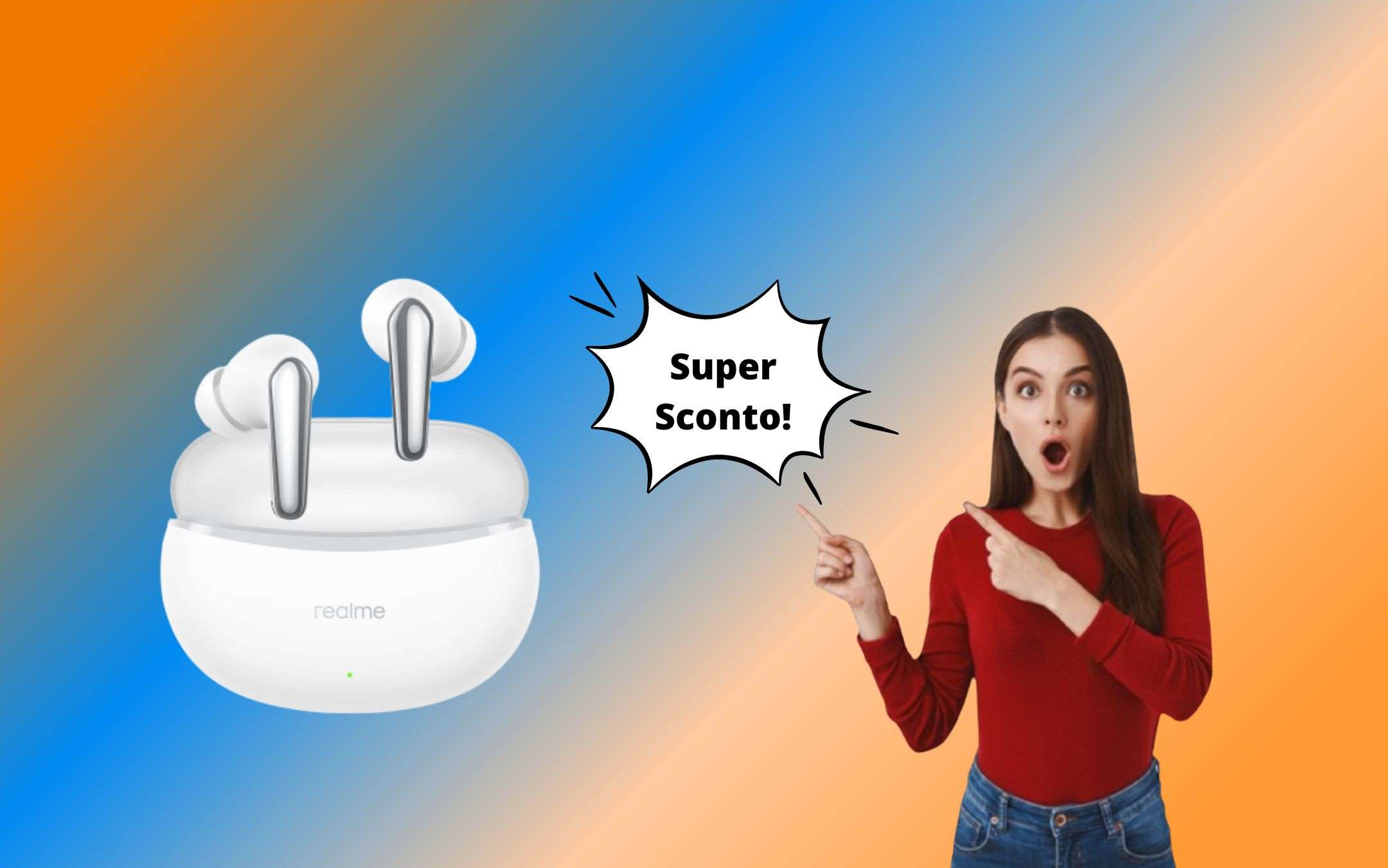 Realme Buds Air 3 Neo, cuffie top con SUPER SCONTO su Amazon
