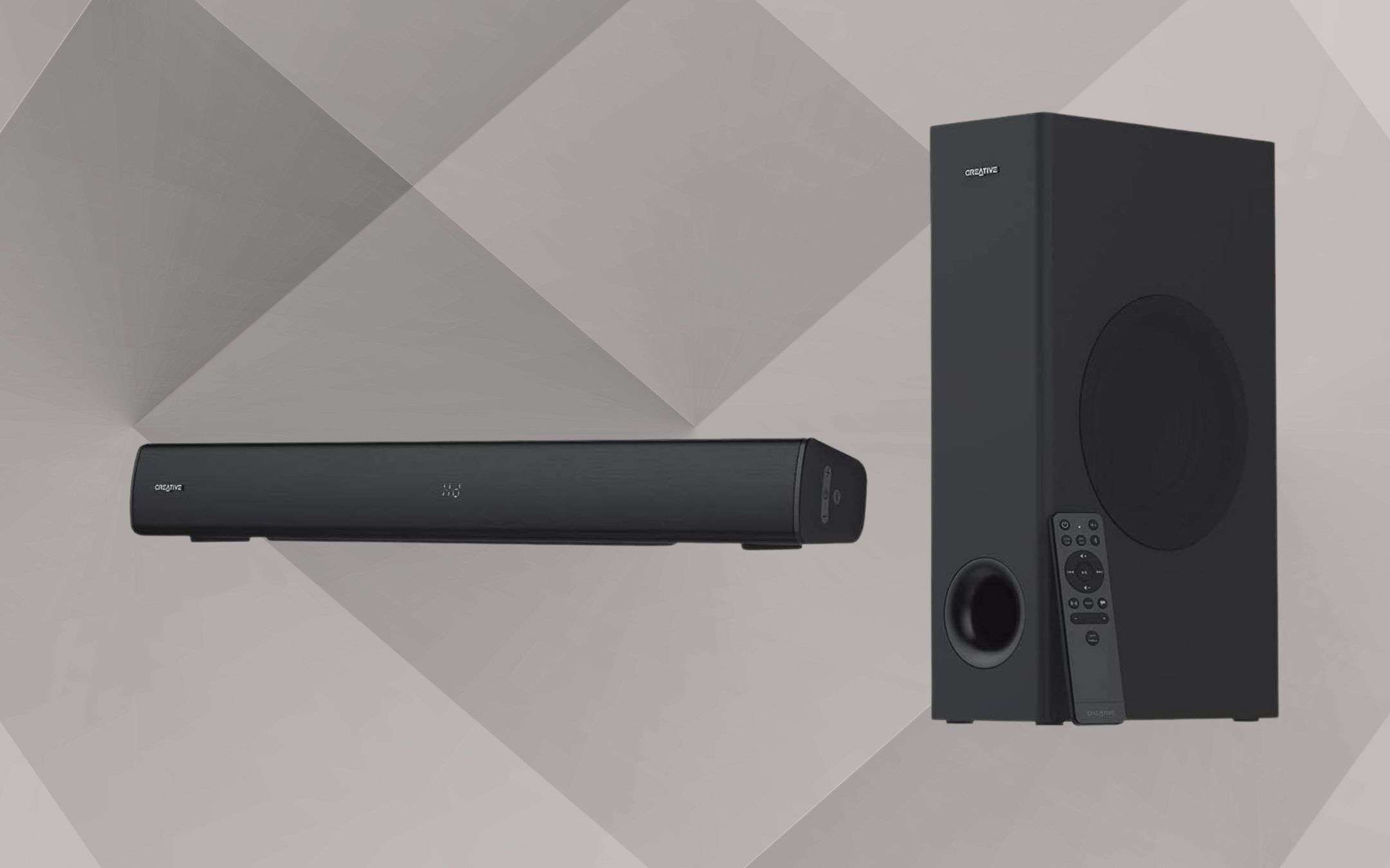 Creative: un MOSTRO di soundbar 160W con subwoofer wireless a 89€