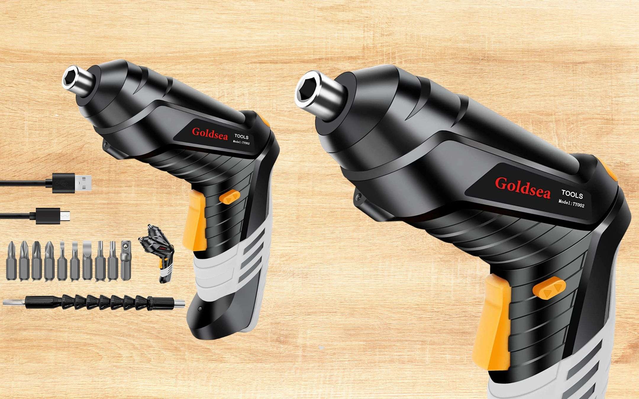 Avvitatore a batteria a doppia impugnatura e 10 inserti: prezzo ...