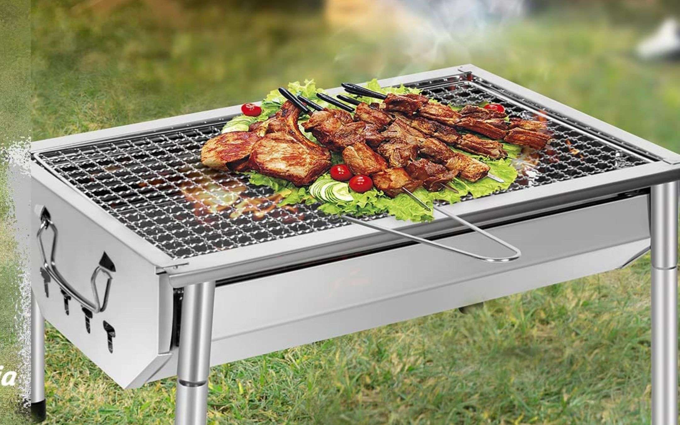 Un barbecue portatile ECCEZIONALE a 27€ per salvare la prossima grigliata