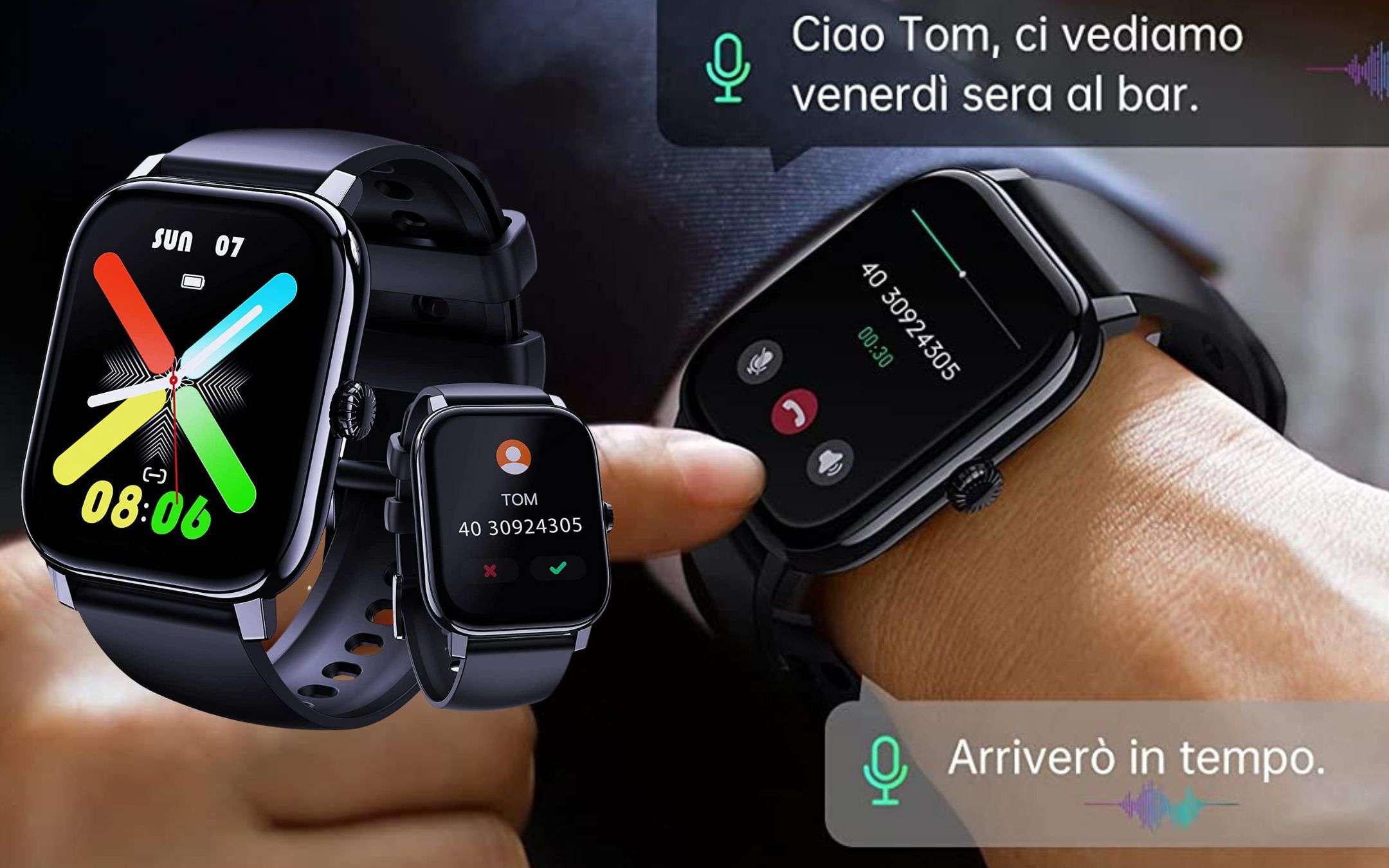 Con questo smartwatch SENSAZIONALE a 24€ puoi anche telefonare (-64%)