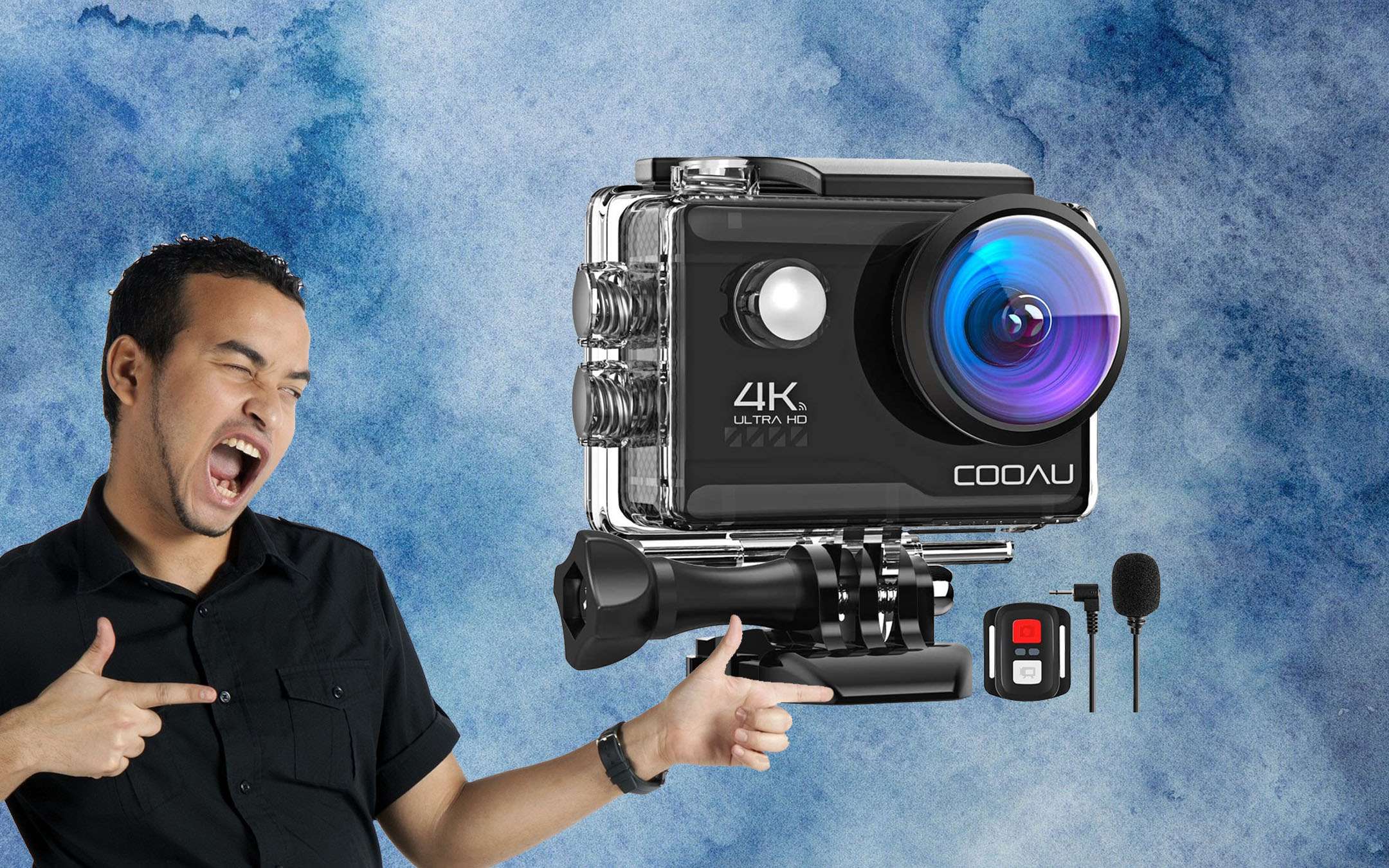 Action Cam HD 4K impermeabile: tua a soli € 50,99 su Amazon (-15%)