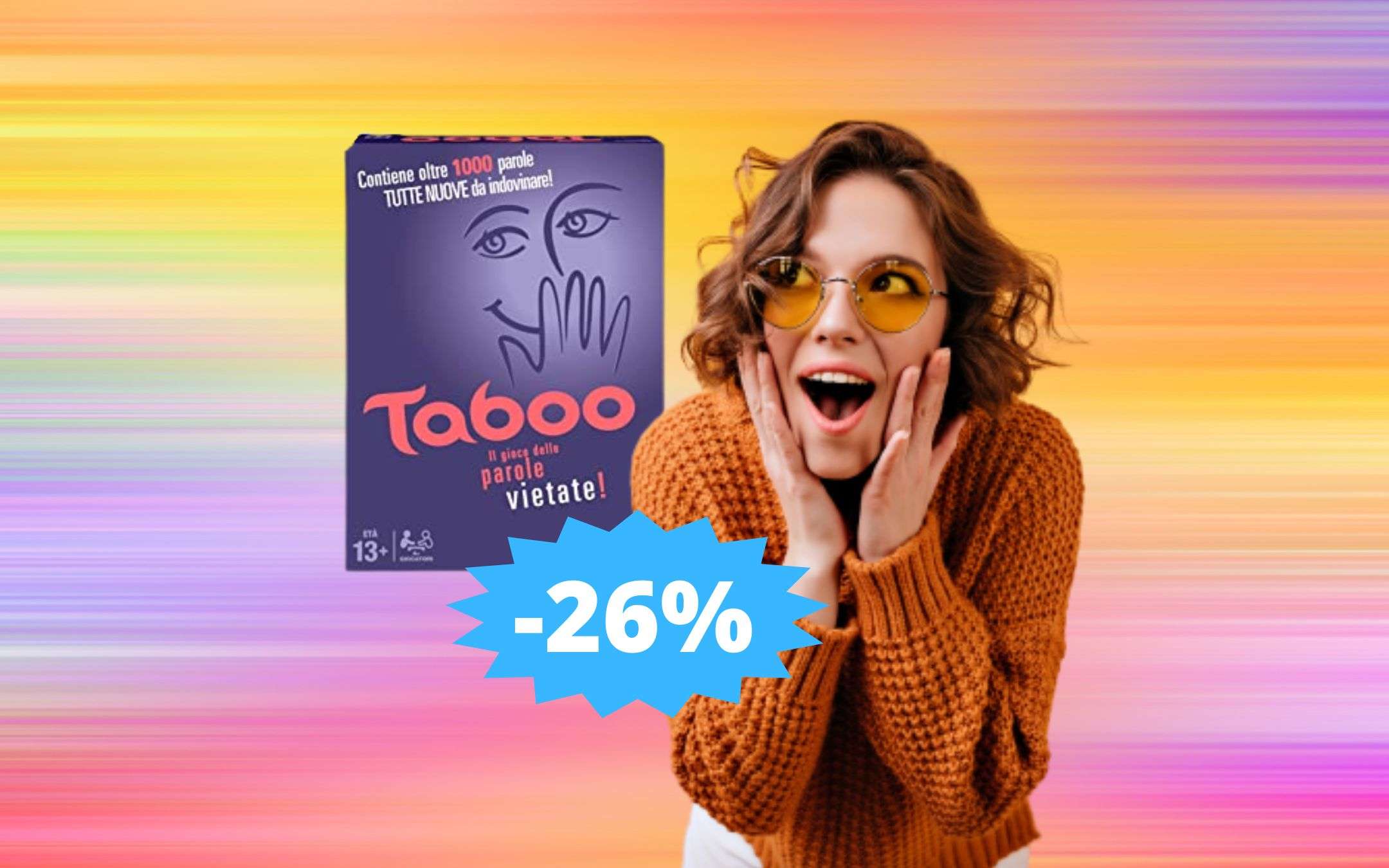 Taboo: il gioco da tavolo che tutti vogliono, oggi in super sconto