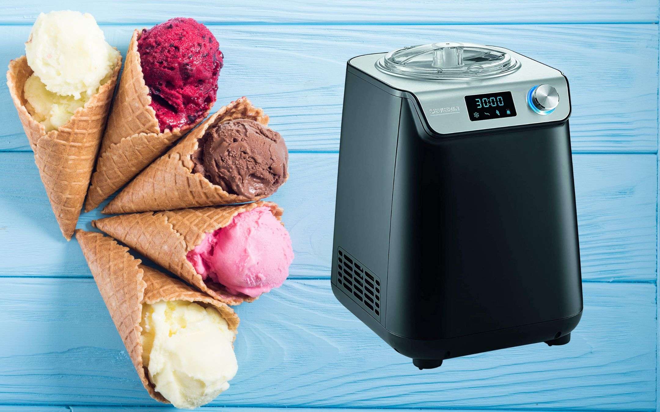 Gelatiera autorefrigerante (no cestello in freezer) a prezzo BASSISSIMO