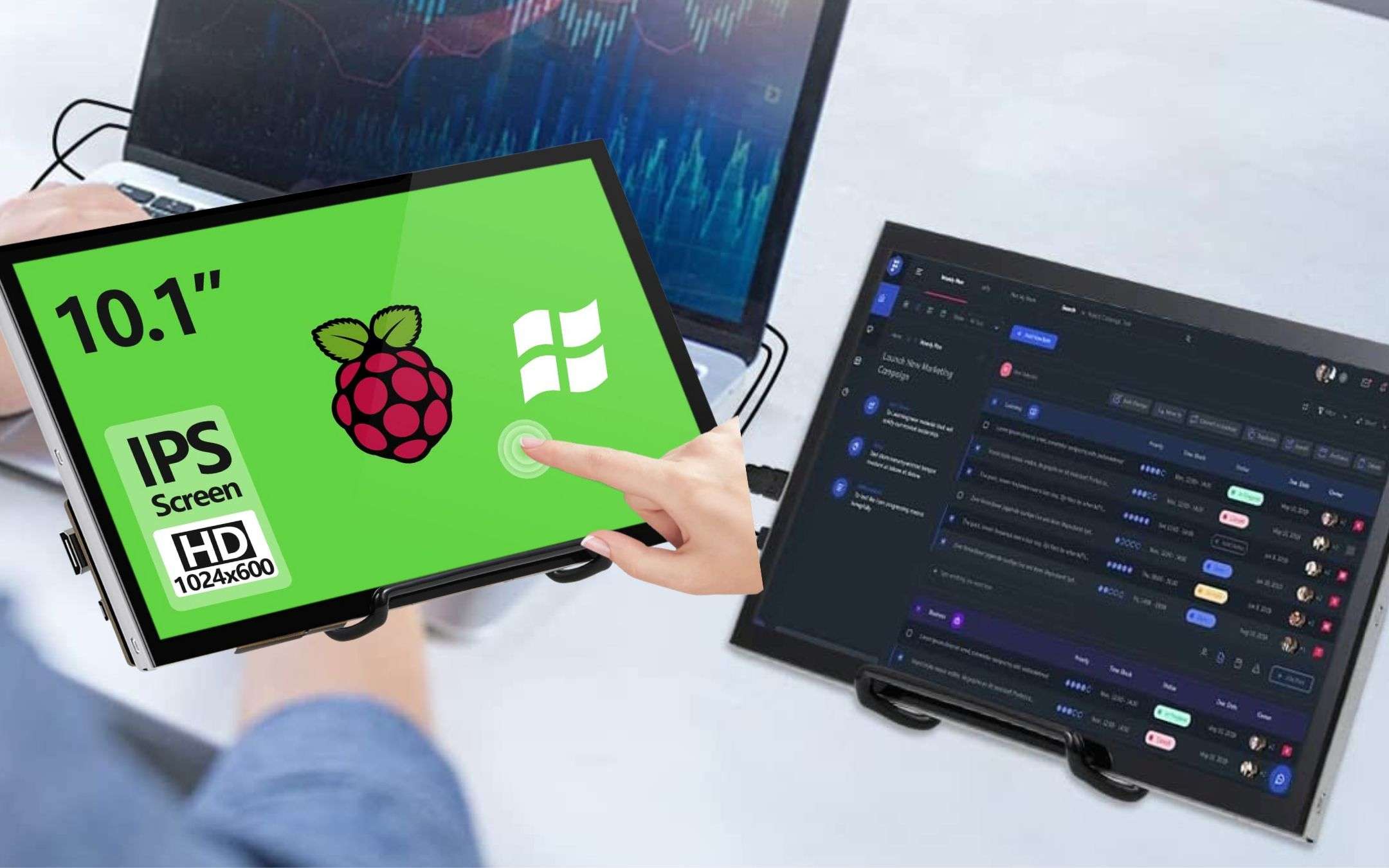 Solo 74€ per questo monitor esterno 10" touchscreen: Amazon FUORI CONTROLLO