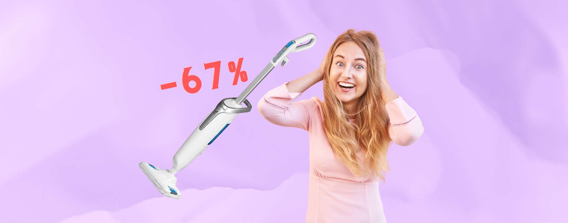 Rowenta Steam Power: pavimenti splendenti senza sforzo (-67%)