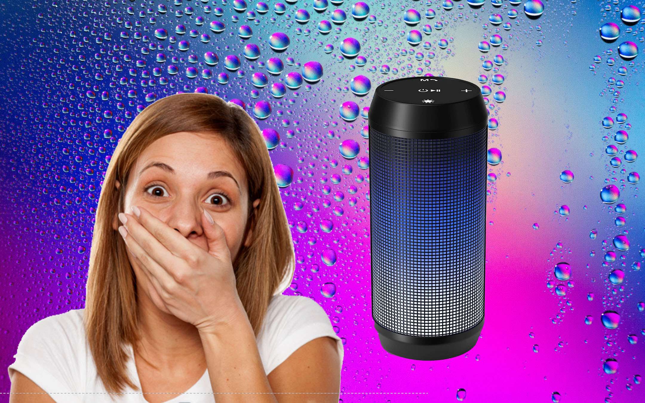 Cassa Bluetooth portatile potentissima in offerta a soli 18,99€