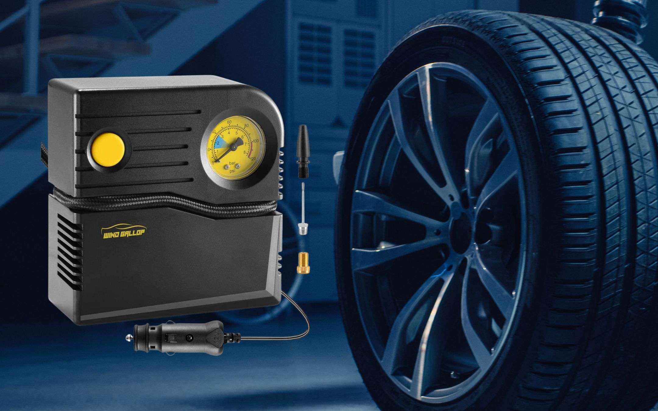 Bastano 20€ per questo PAZZESCO compressore portatile per auto Bastano 20€ per questo PAZZESCO compressore portatile per auto