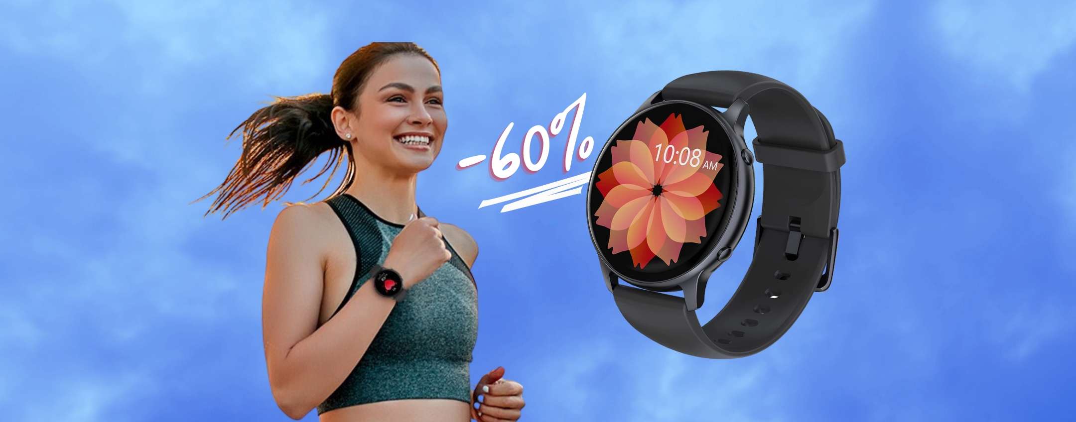 Smartwatch come un personal trainer e impermeabile SCONTATO del 60%