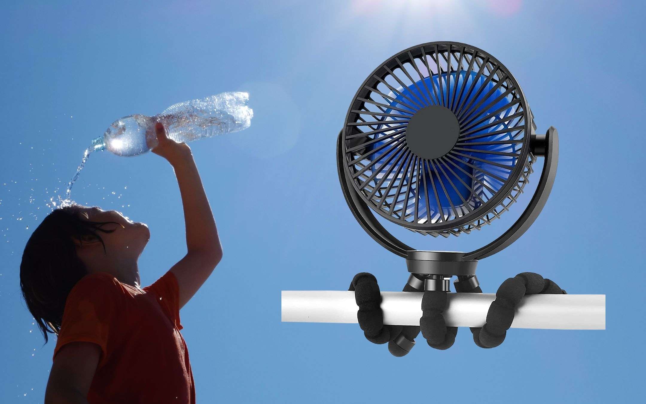 Ventilatore wireless che si AGGRAPPA a tutto: sconto Amazon del 50% (19€)