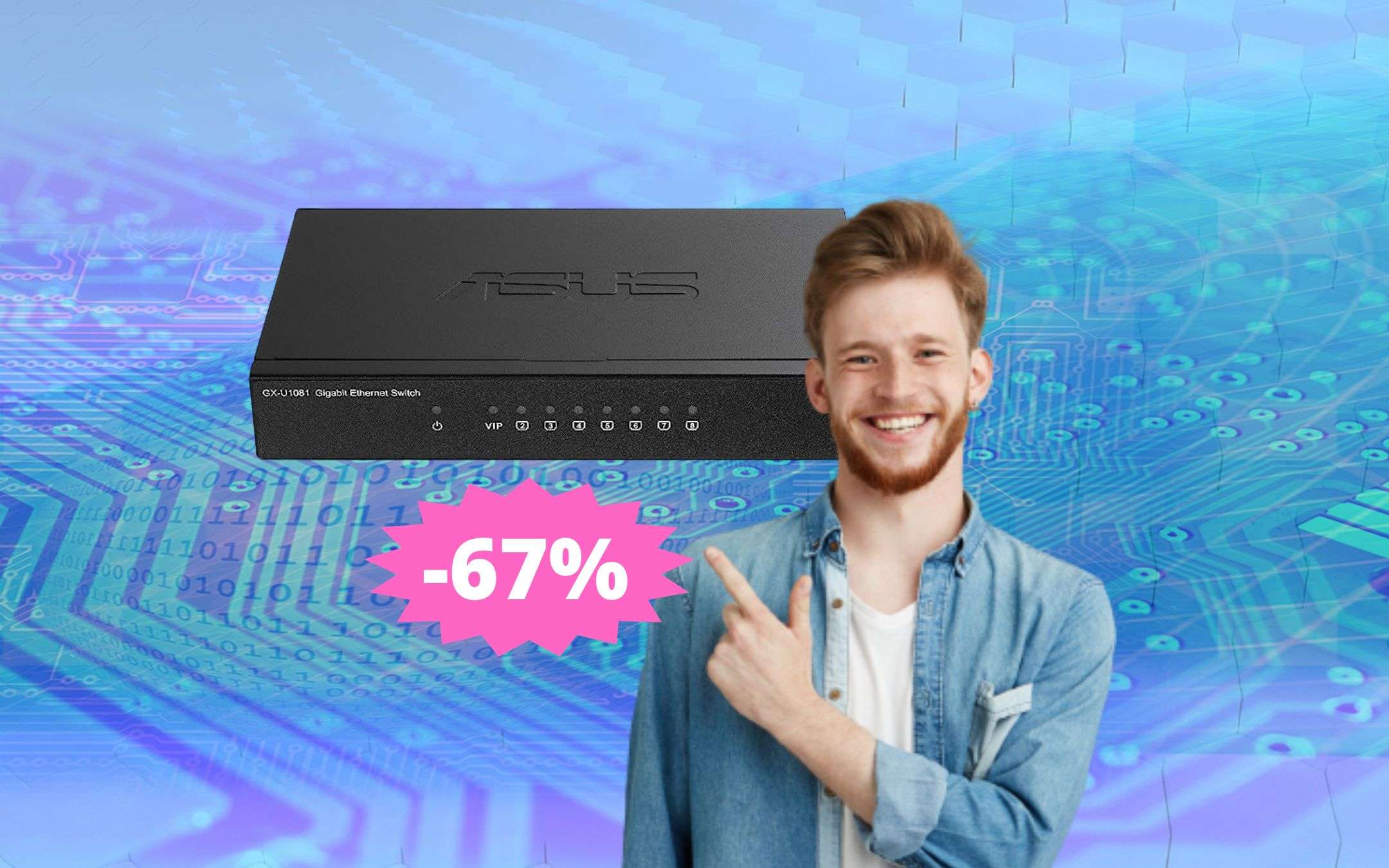 ASUS Switch Gigabit: soluzione pro di rete, ad un prezzo BOMBA