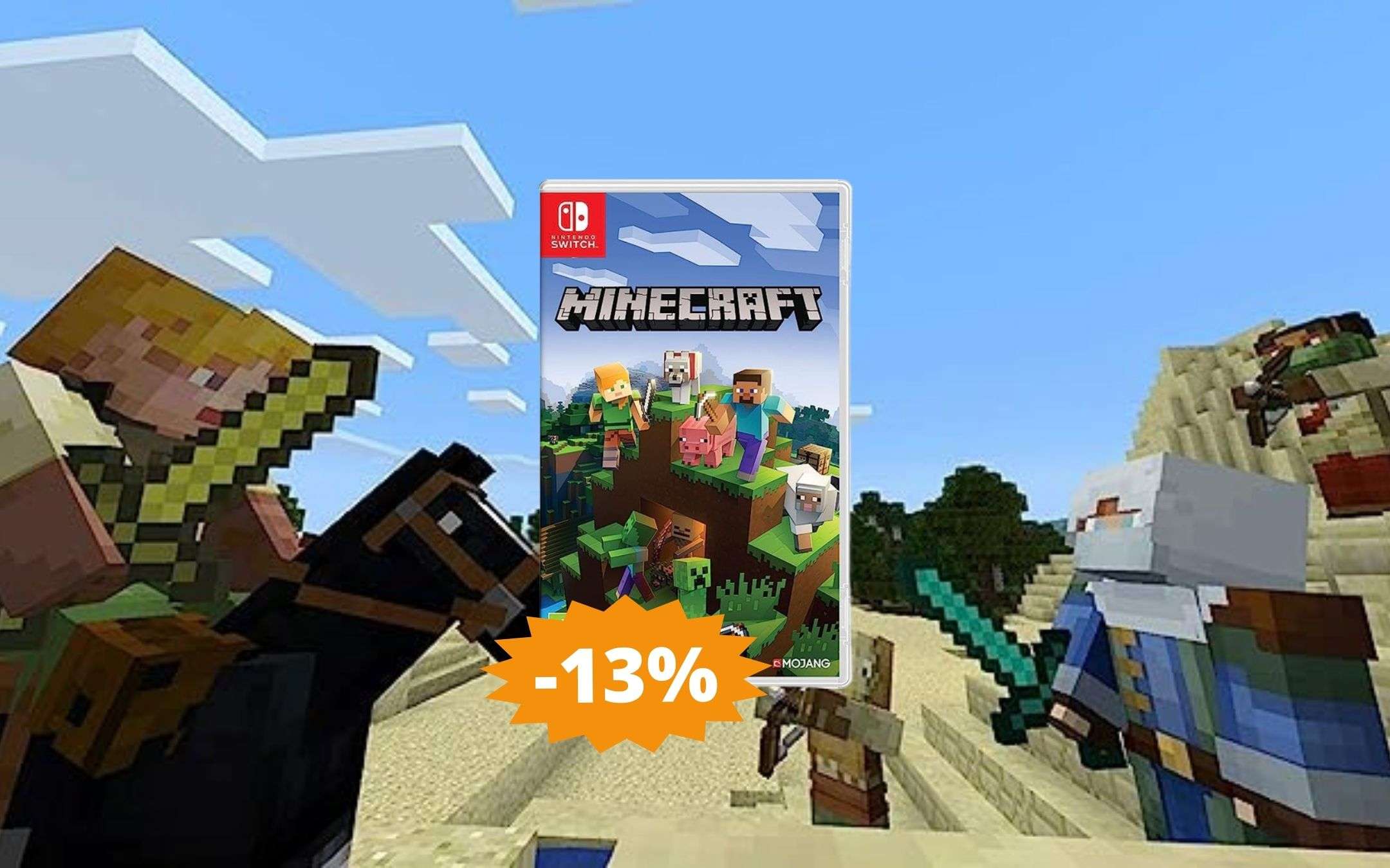Minecraft per Nintendo Switch: l'OFFERTA che stavi ecrcando