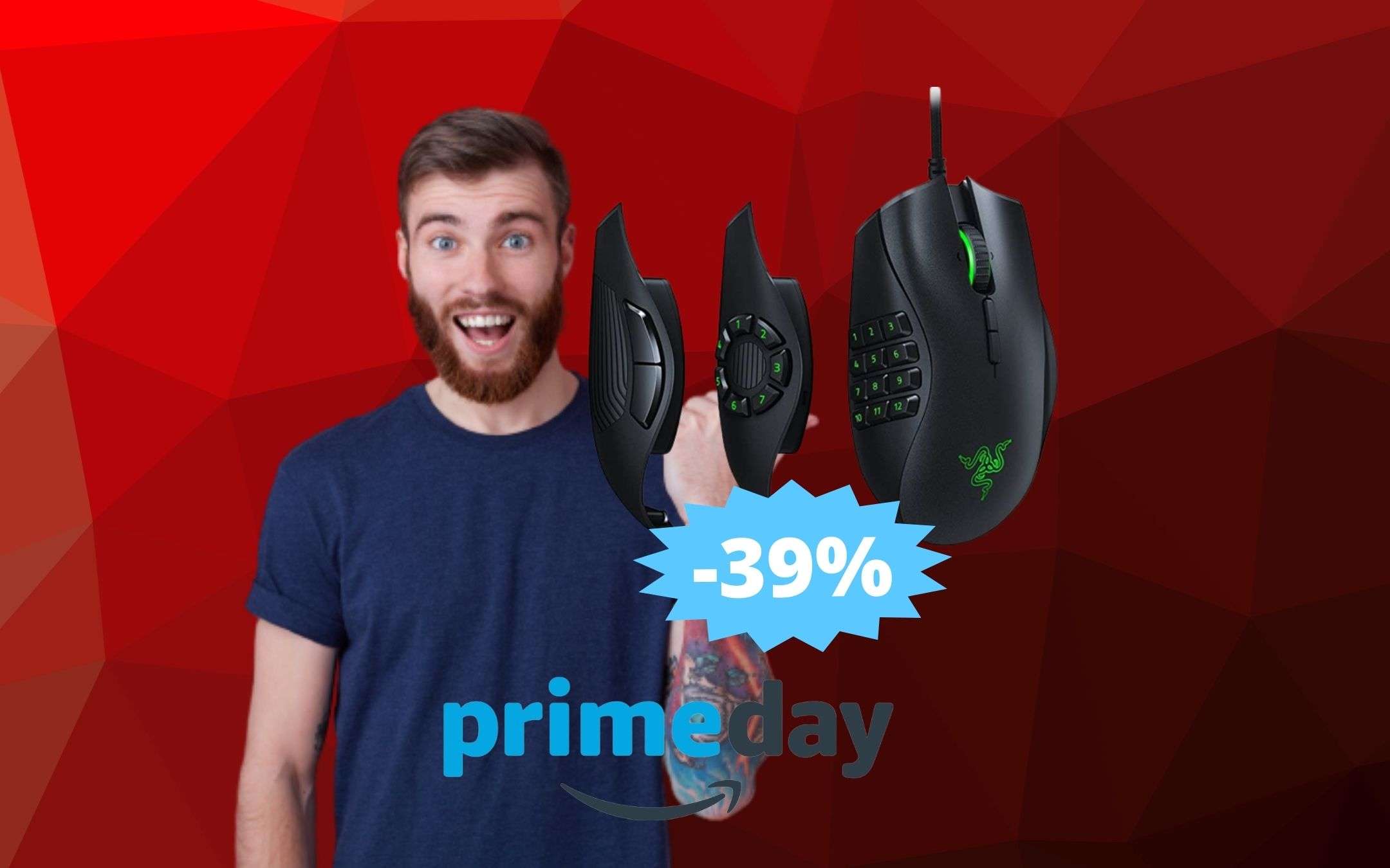 Razer Naga Trinity: mouse da gaming versatile, in MEGA sconto