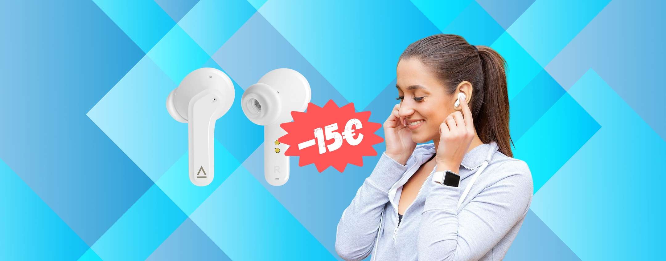 Creative Zen Air: a MENO di 25€ le mitiche cuffiette wireless