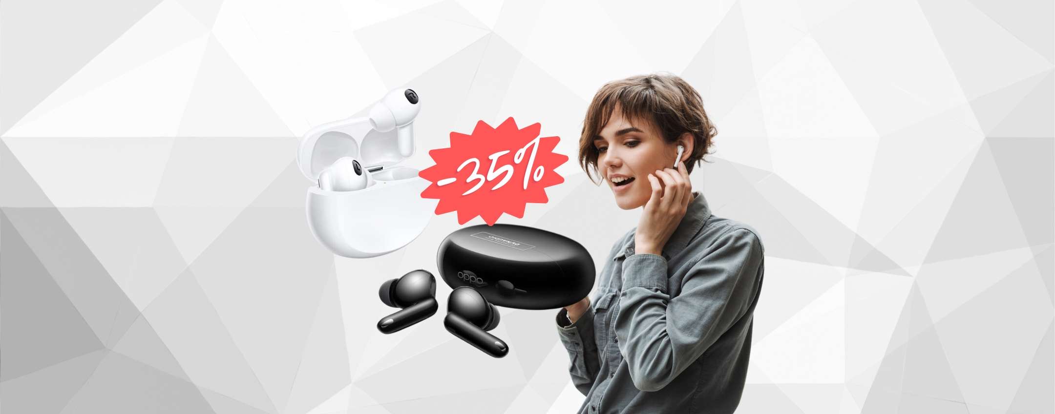 OPPO EncoX2: gli auricolari wireless di qualità al 35% in MENO