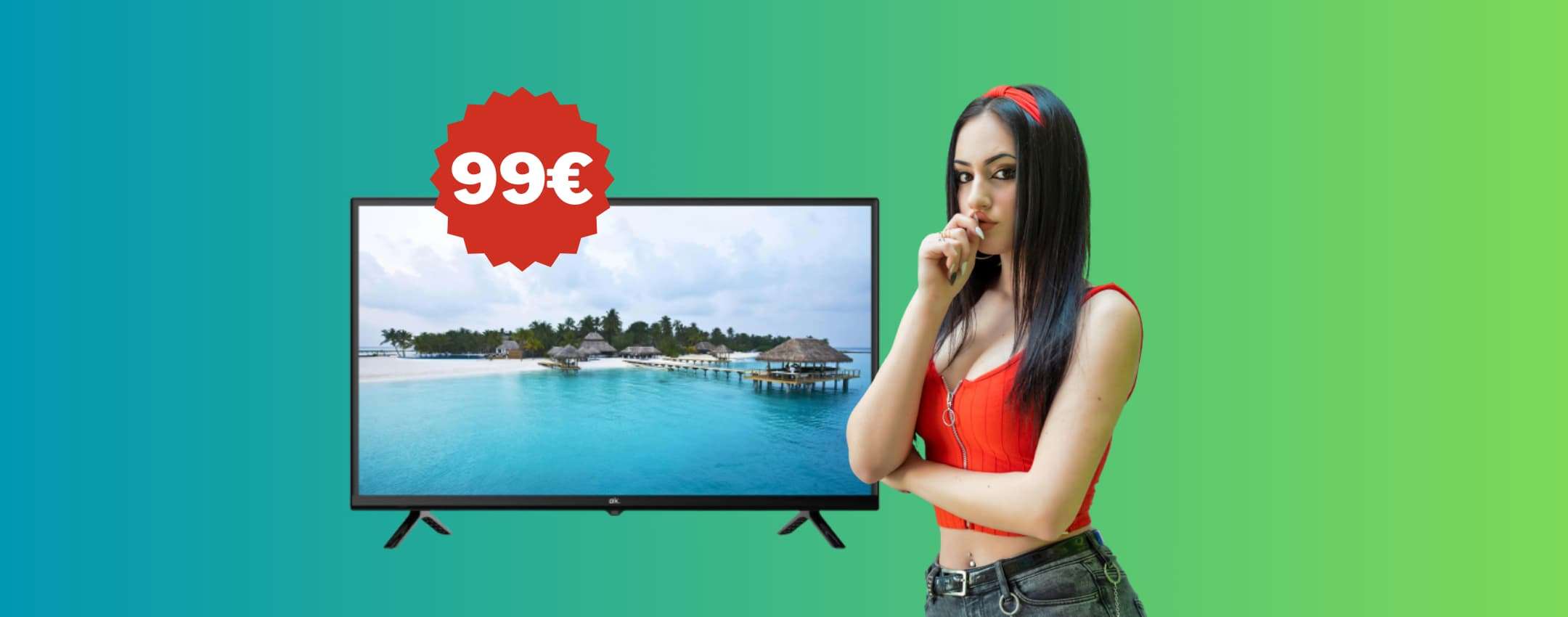 TV OK da 32" in offerta a 99 euro da MediaWorld