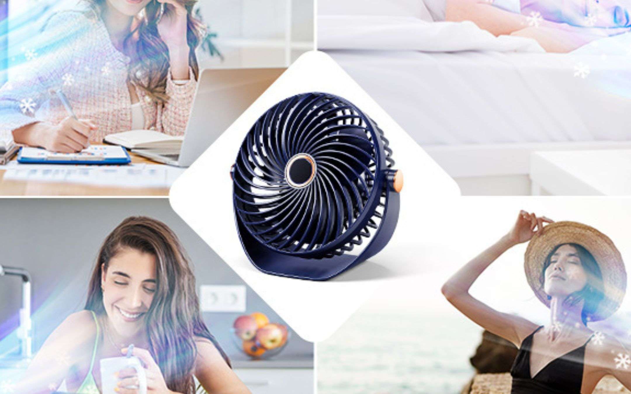 Ventilatore wireless con display a 9,99€: sconto BOMBA su Amazon