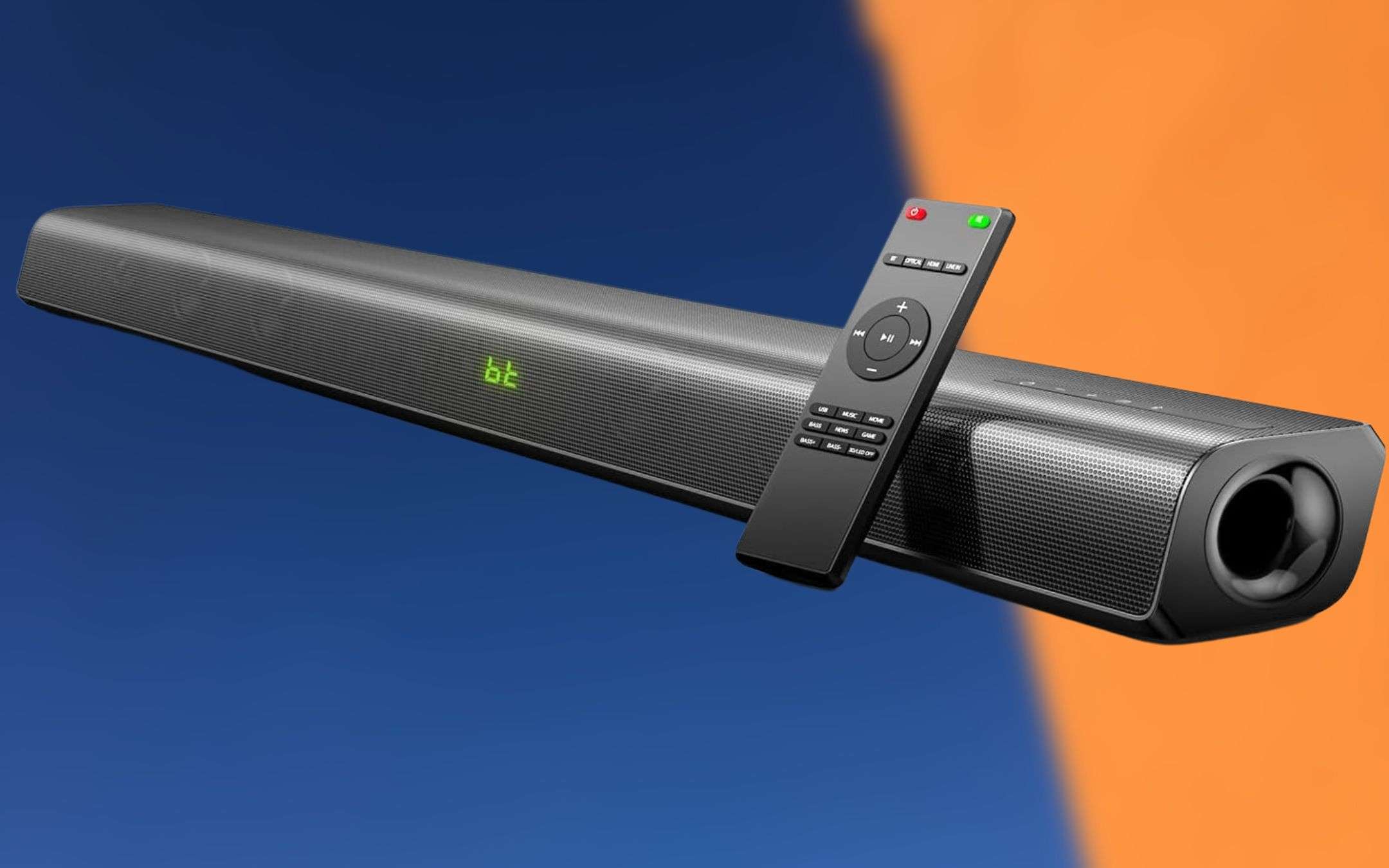 Una STRATOSFERICA soundbar 120W a prezzo WOW su Amazon (62€)