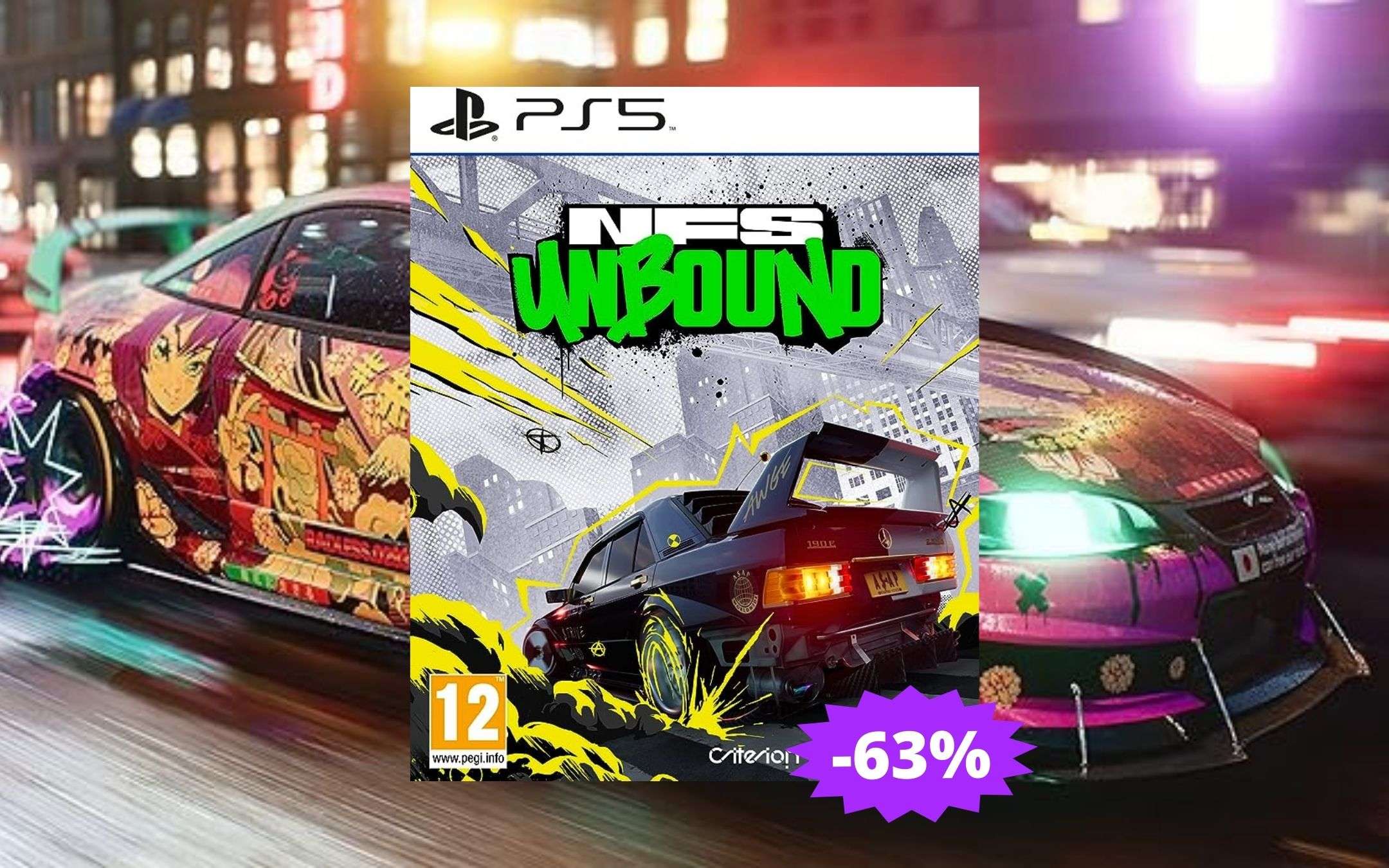 Need for Speed Unbound per PS5: prezzo BOMBA su Amazon