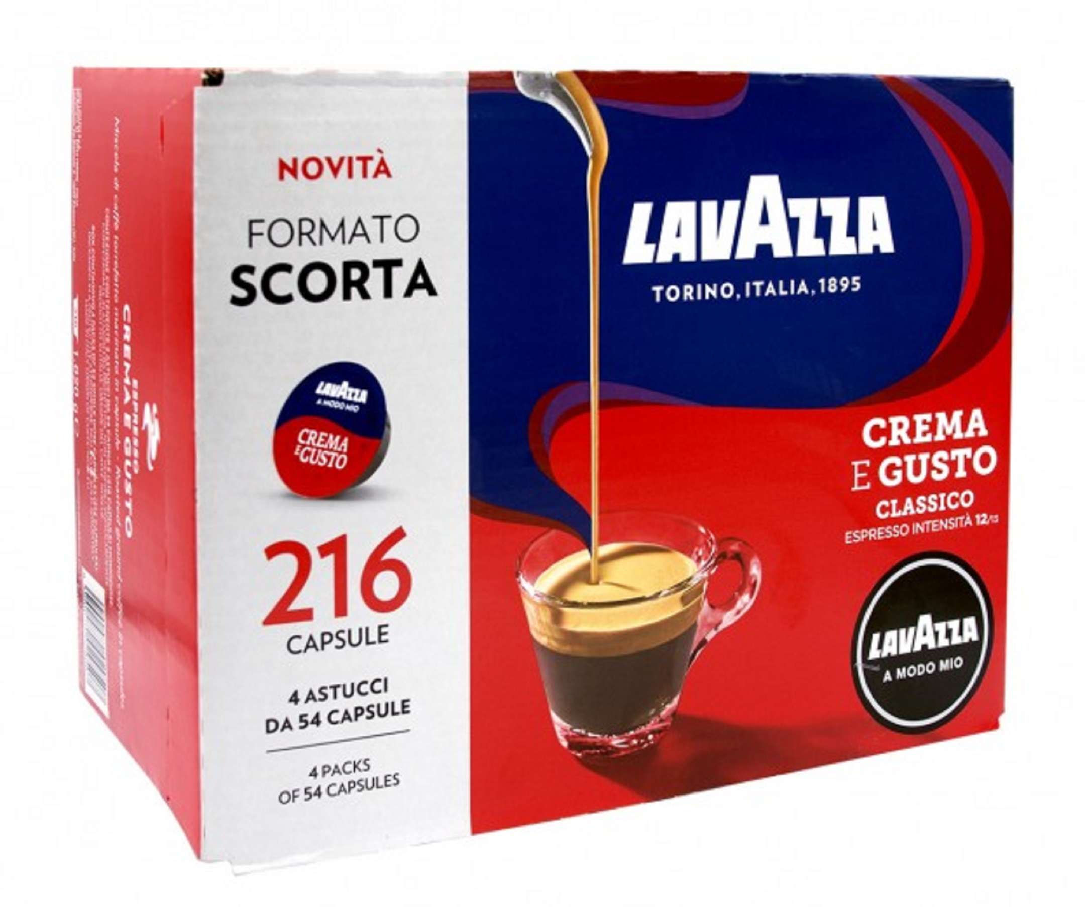 216 cialde caffè Lavazza miscela Crema e Gusto: su eBay le acquistate a ...