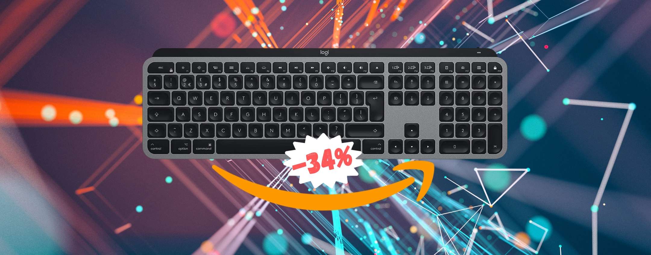 Logitech Mx Keys Con Layout Per Mac Al 34 In Meno Un Affare