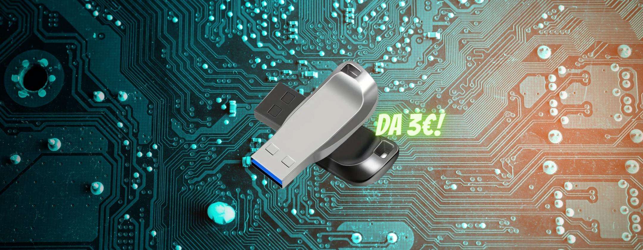 Pen Drive USB da 3€ su TEMU