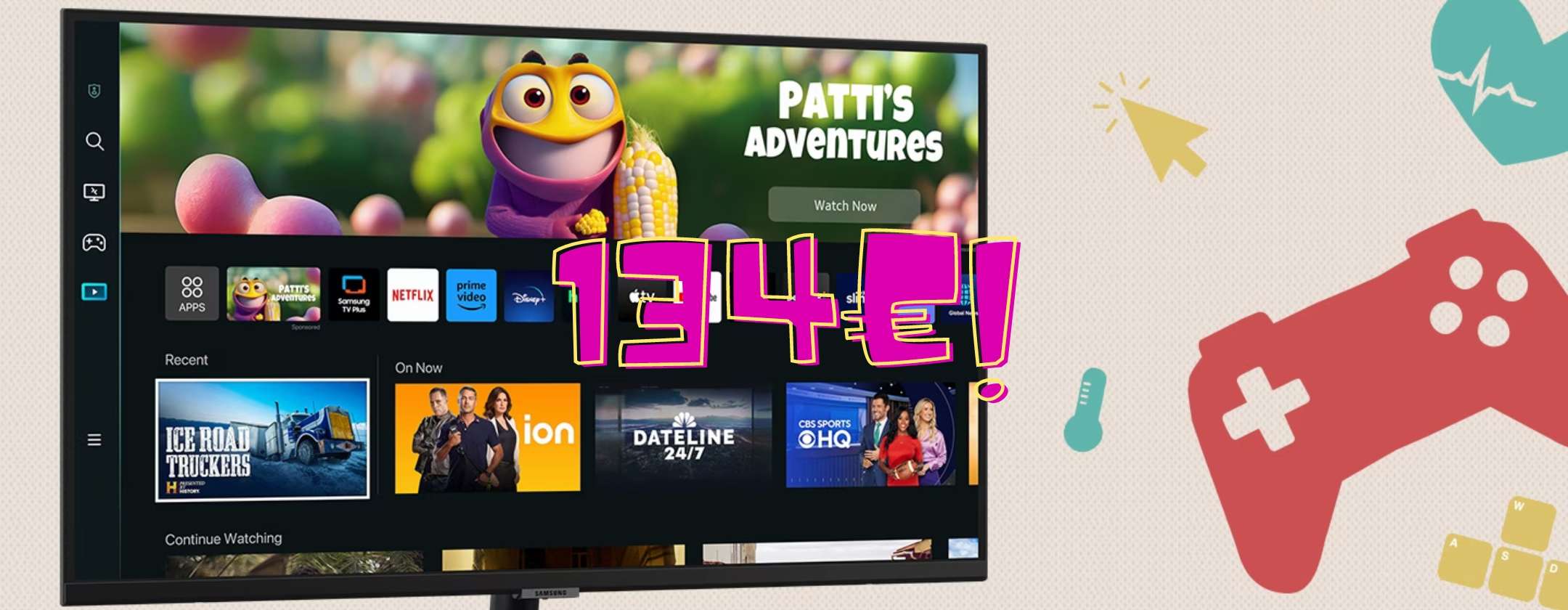 Samsung Smart Monitor M5: oggi è tuo a soli 134€, scopri come