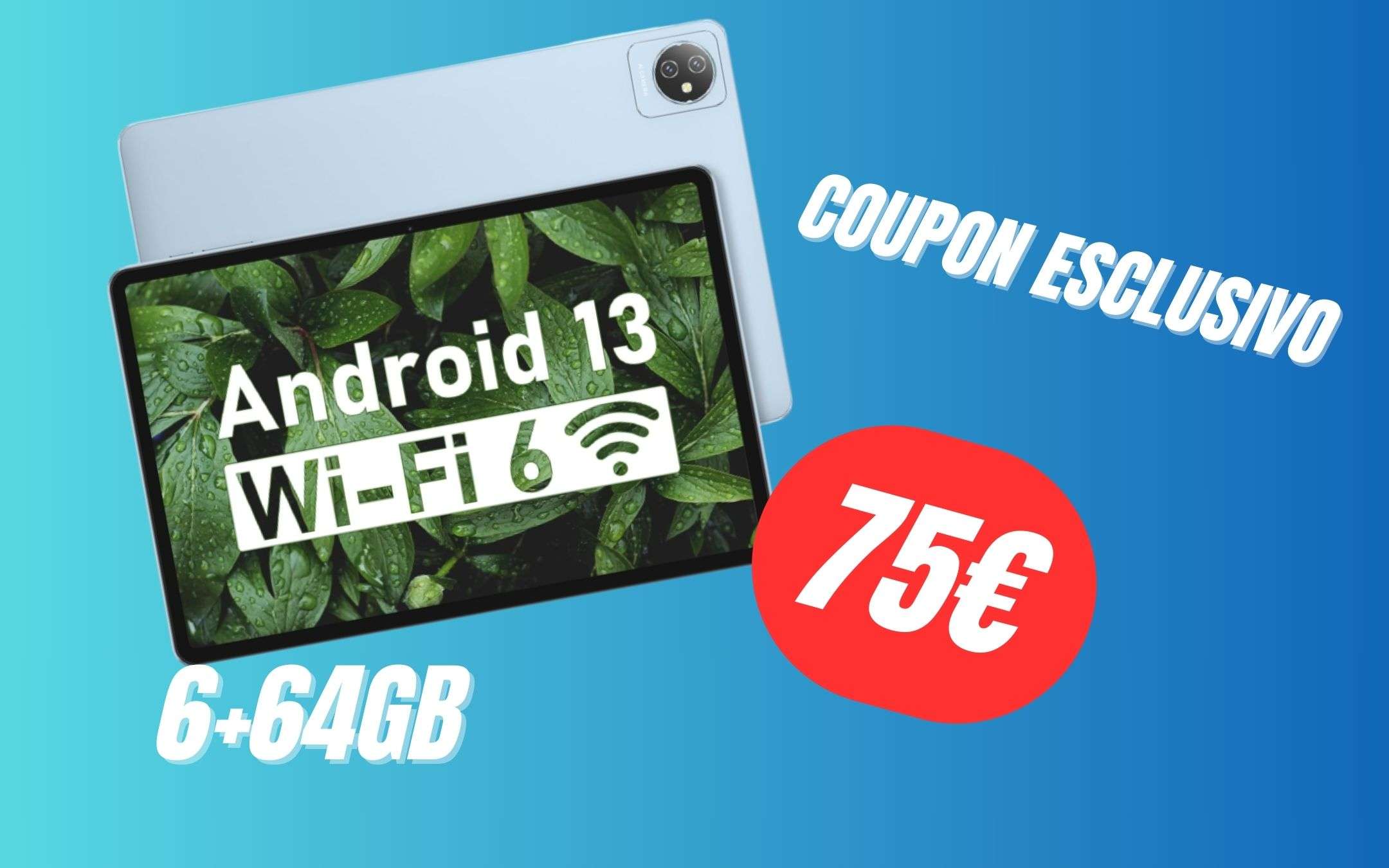 Tablet Android con 6GB di Ram e 64GB di Memoria a soli 79,99€ grazie al ...