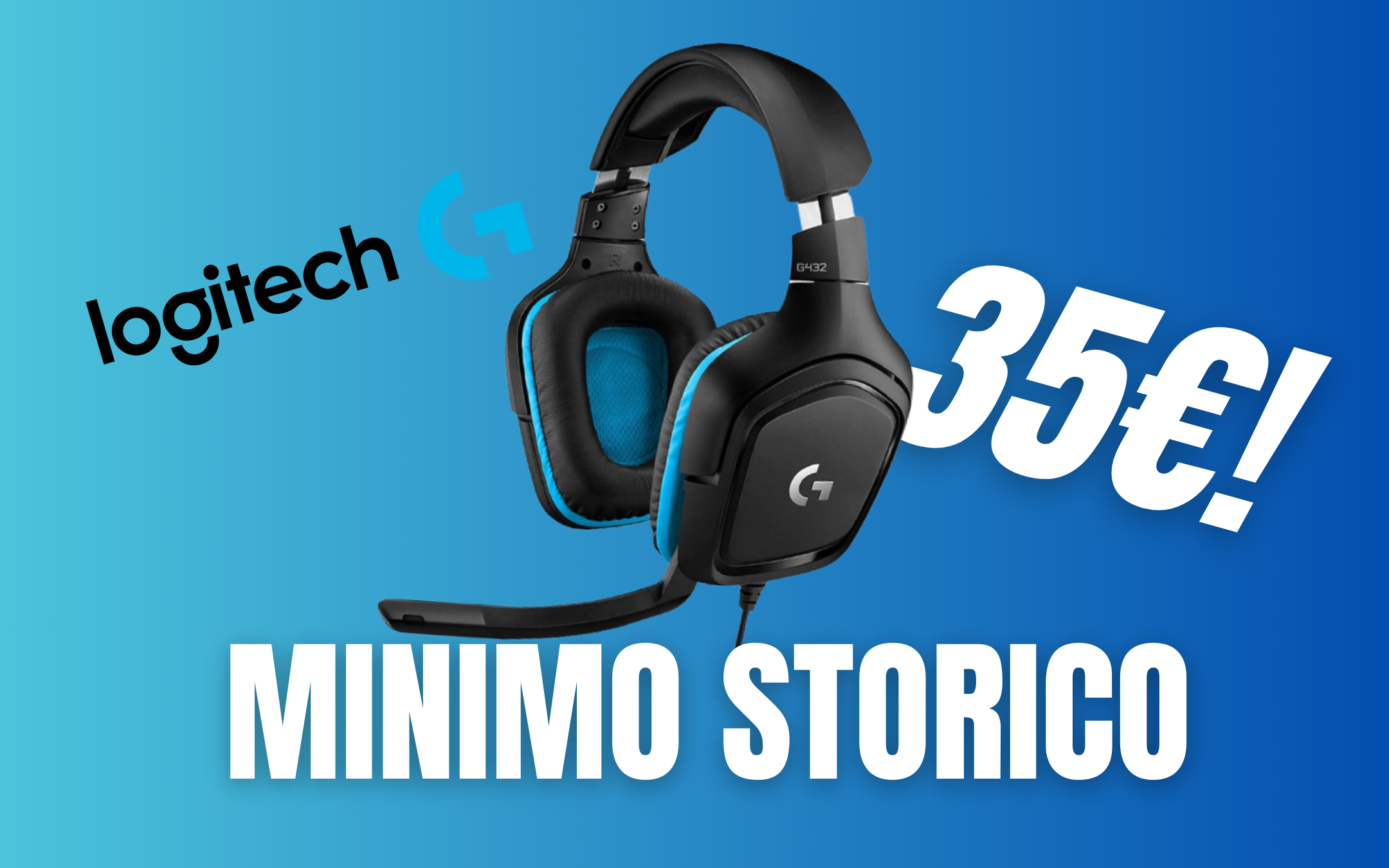 MINIMO STORICO per queste cuffie da gaming Logitech (-35%)
