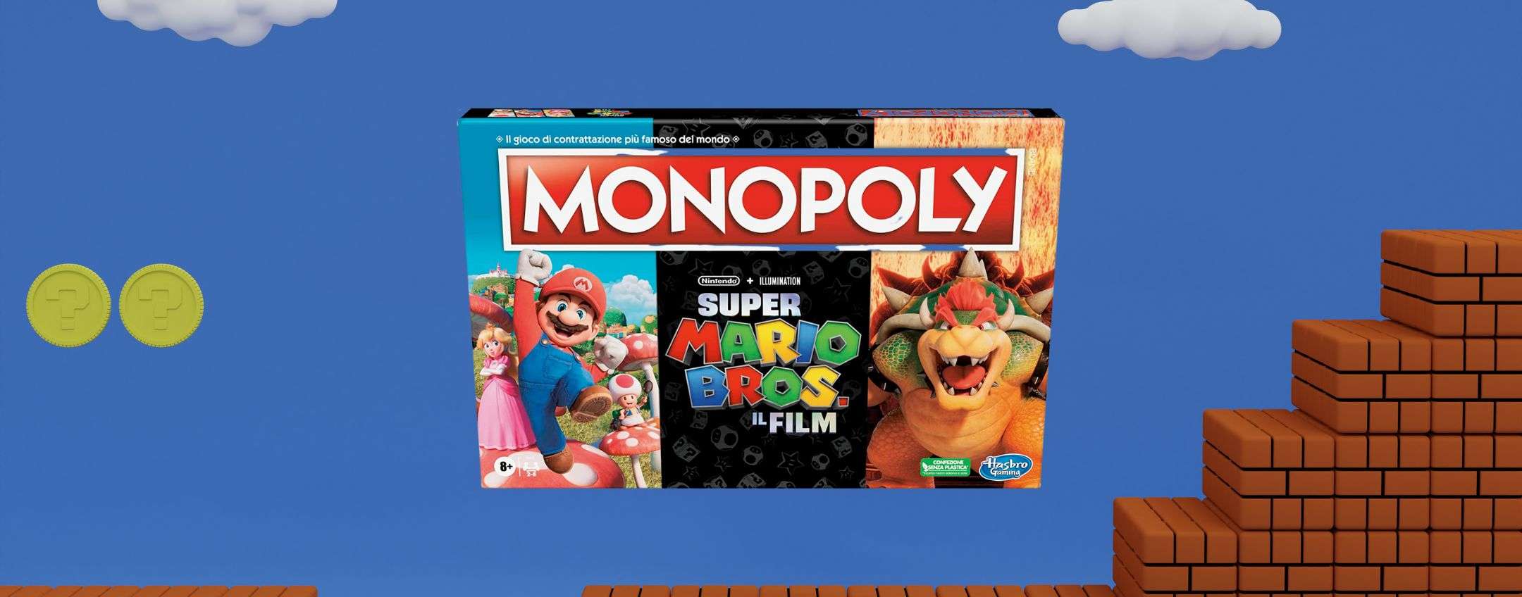 Il Monopoly di Super Mario è BELLISSIMO e in OFFERTA su Amazon (28€)