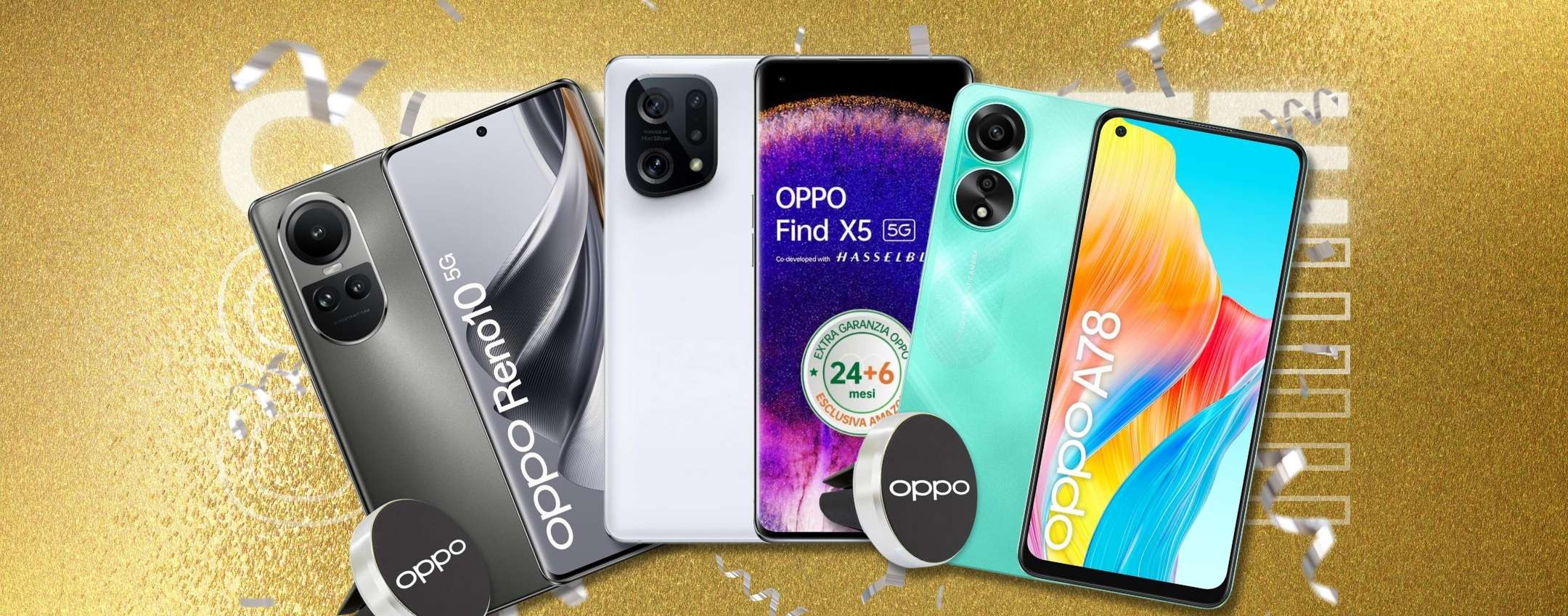 3 smartphone OPPO a prezzo che FA GOLA: offerte su Amazon