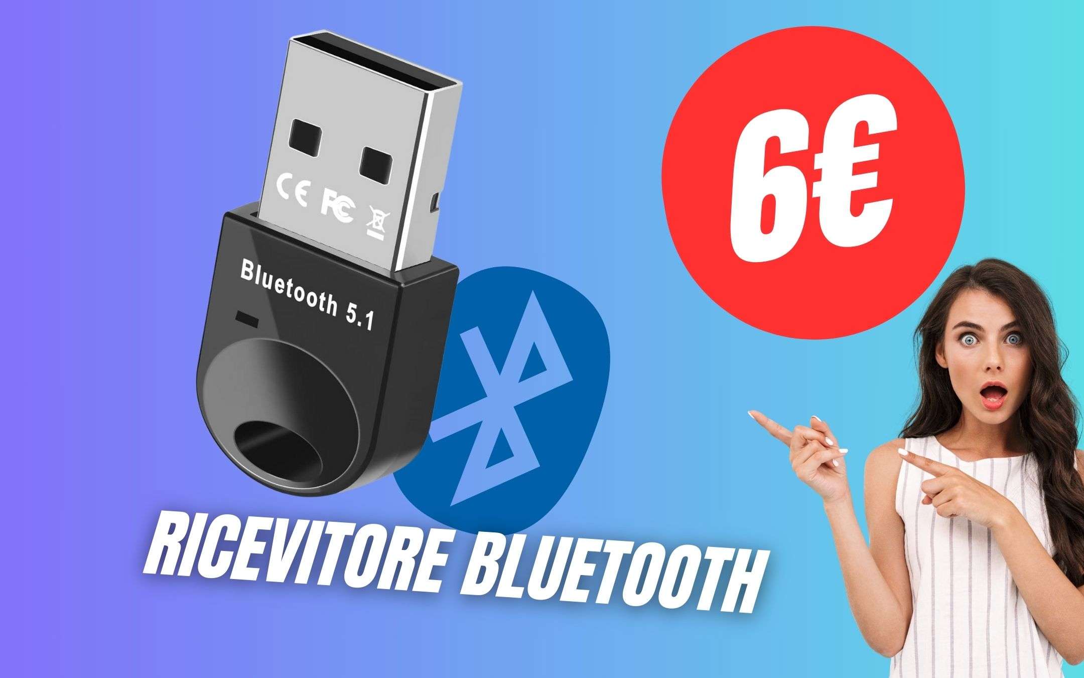 Con questa Chiavetta, il tuo PC avrà il Bluetooth! (e costa solo 6€!)