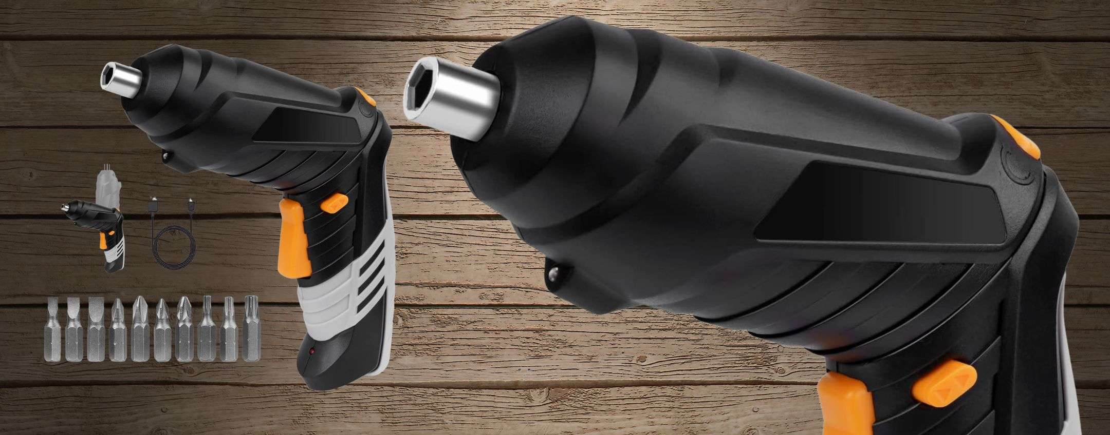Avvitatore ricaricabile a 14€ con 10 accessori in OMAGGIO (Amazon)