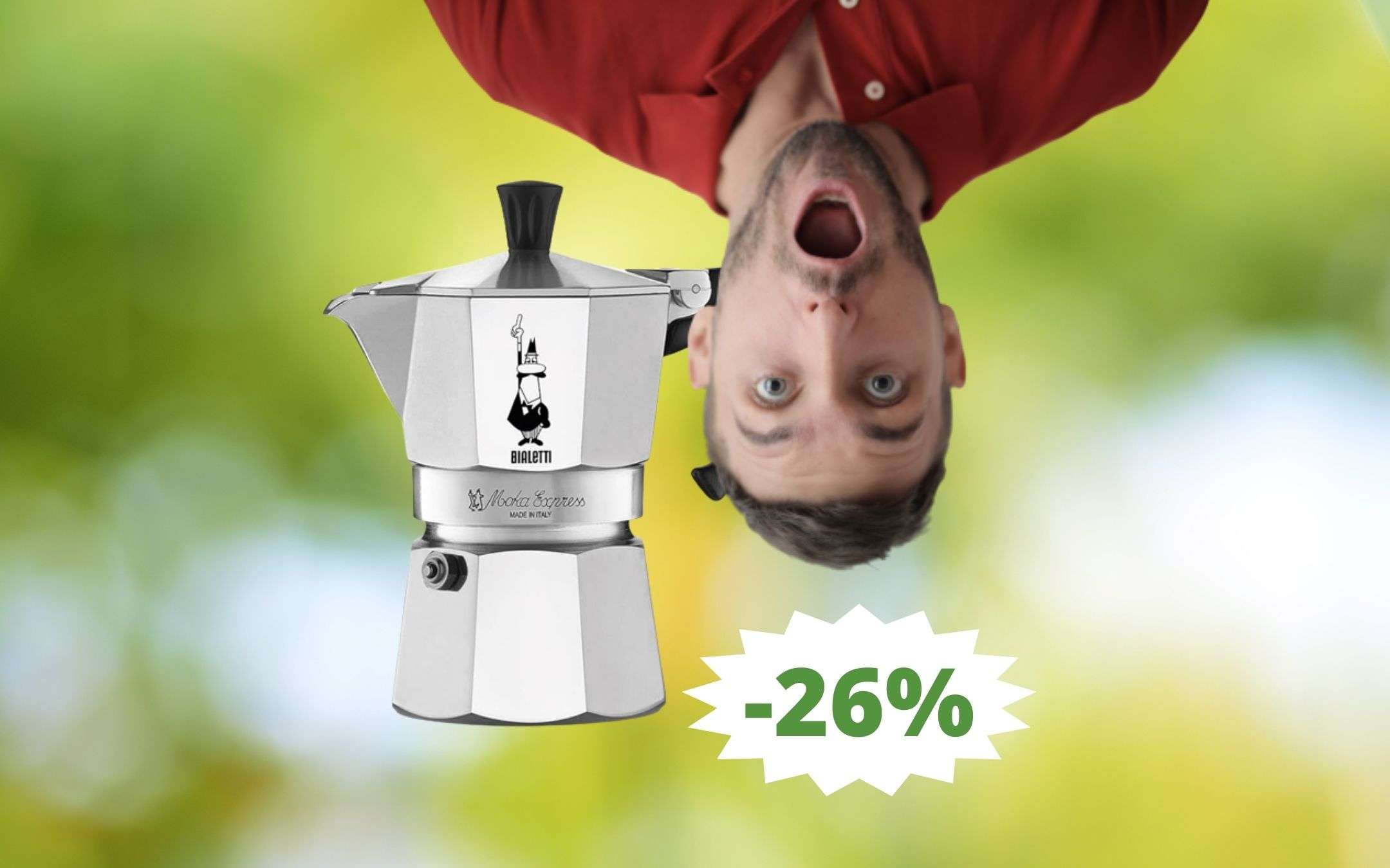 Bialetti Moka Express: prezzo IMPERDIBILE su Amazon (-26%)